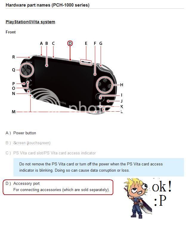 What is the port on top of the vita used for? - wololo.net/talk